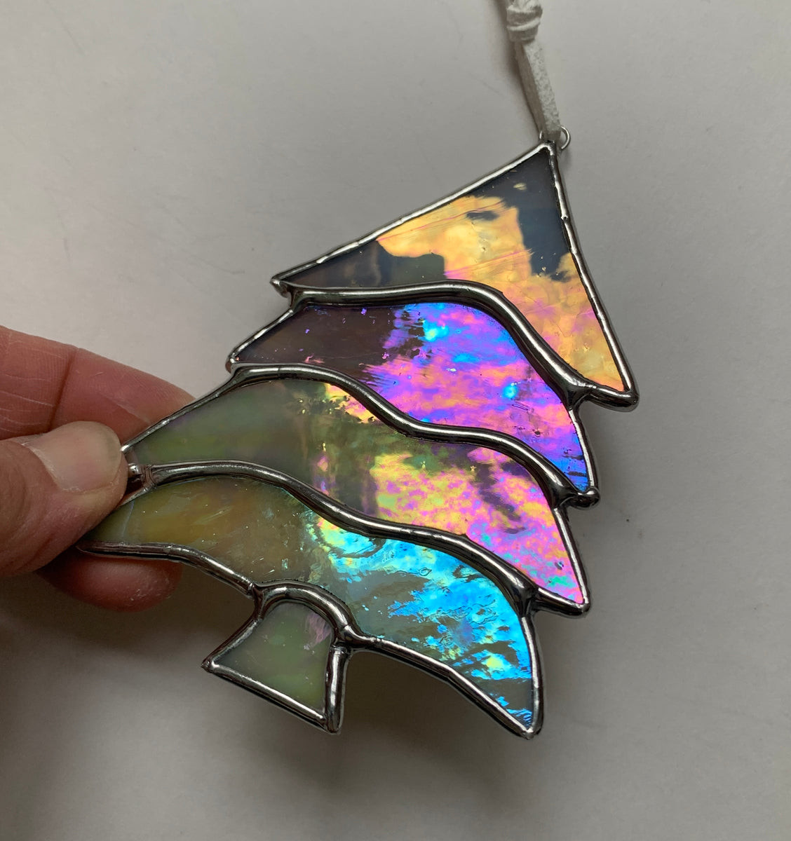 Tree • Iridescent Pastels – Forest City Stained Glass